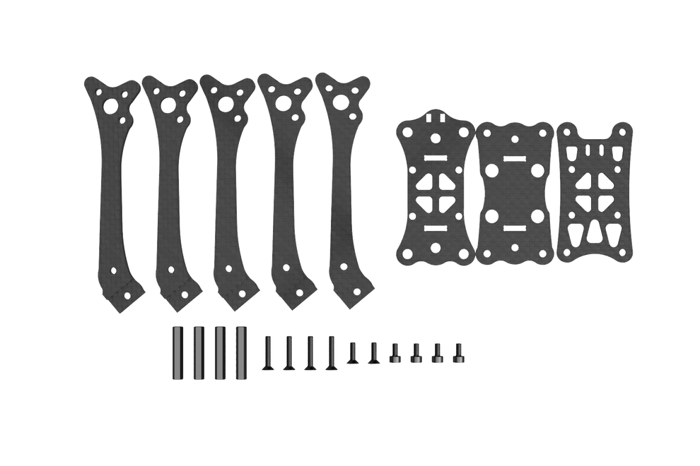 DinDrones Typhon - 5" racing frame